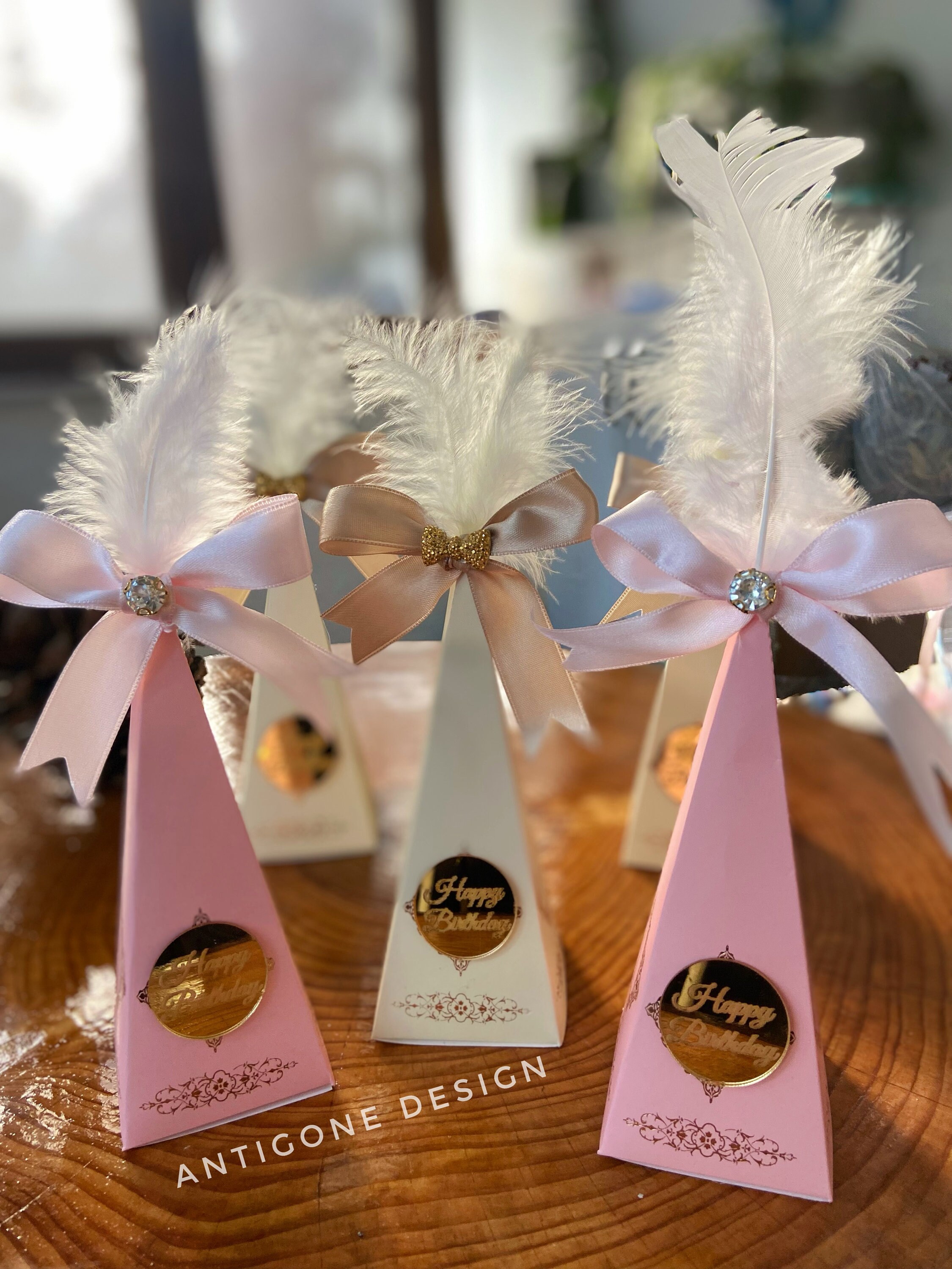 Custom Cone Box Personalized Candy Box Gift Party Paper Box | Etsy