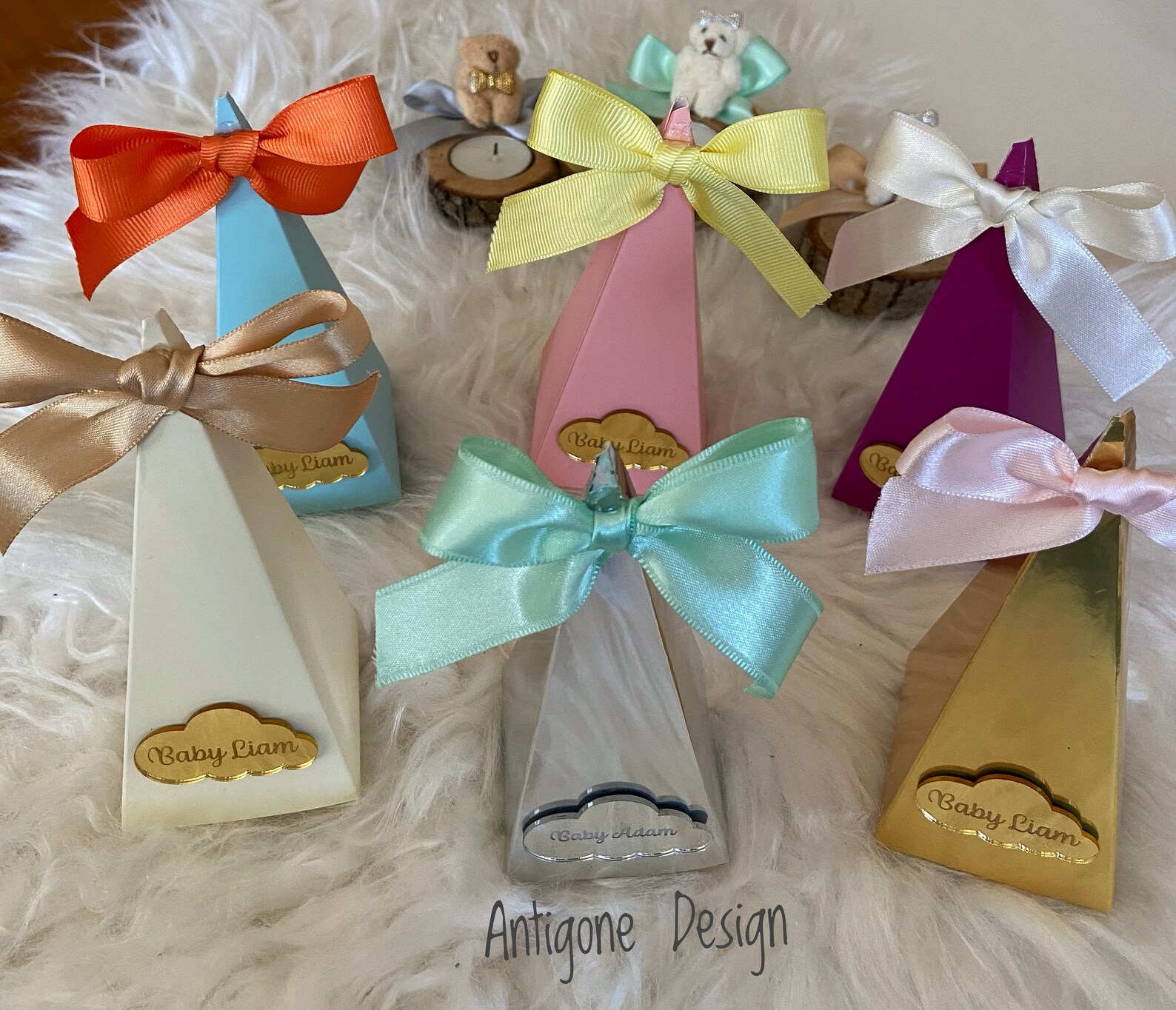 Custom Cone Box Personalized Candy Box Gift Party Paper Box | Etsy