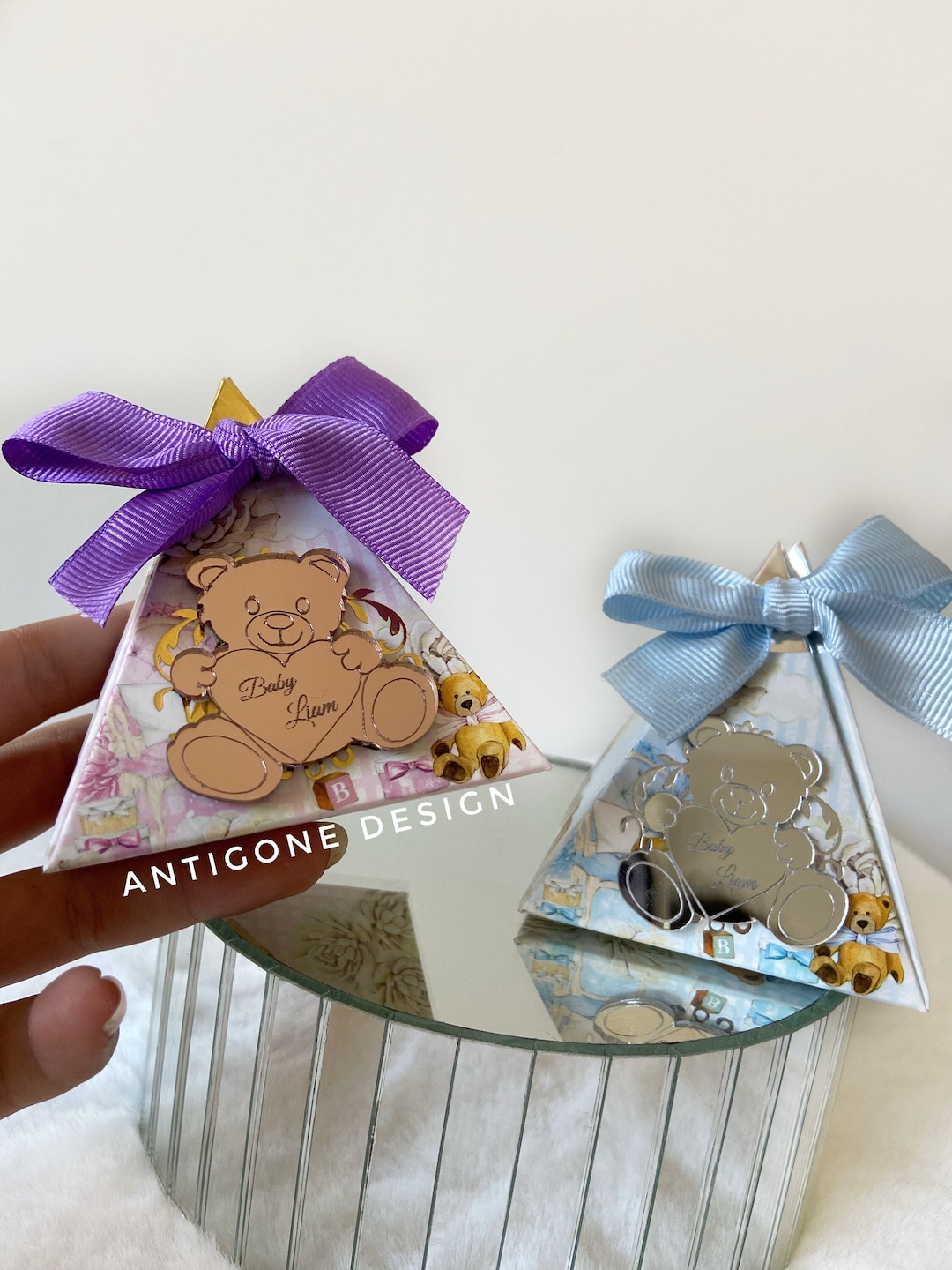 Custom Teddy Bear Candy Box, Baby Shower Gifts, Birthday Party Favor ...