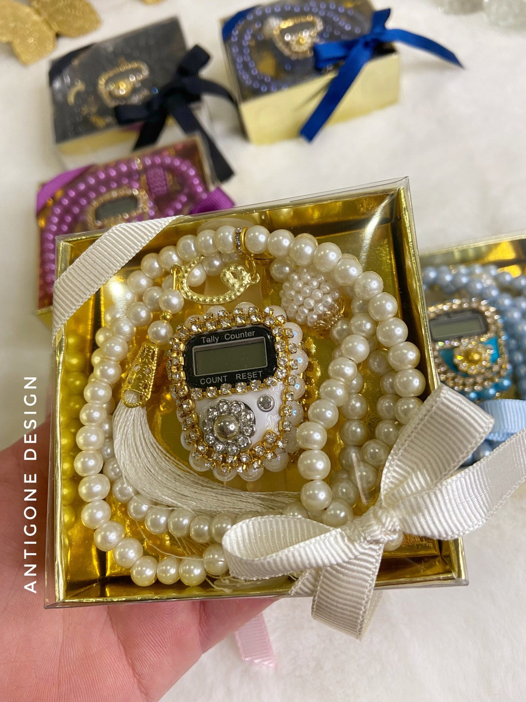 Custom Dhikr Counter and Tasbih Set, Islamic Gift Set, Muslim Giveaway ...