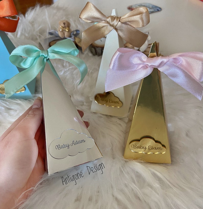 Custom Cone Box Personalized Candy Box Gift Party Paper Box | Etsy