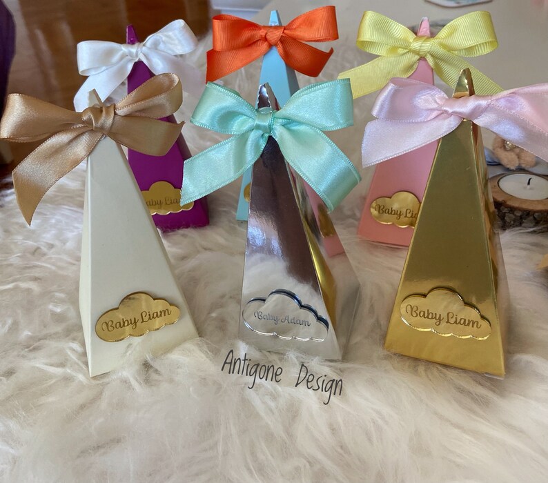 Custom Cone Box Personalized Candy Box Gift Party Paper Box | Etsy