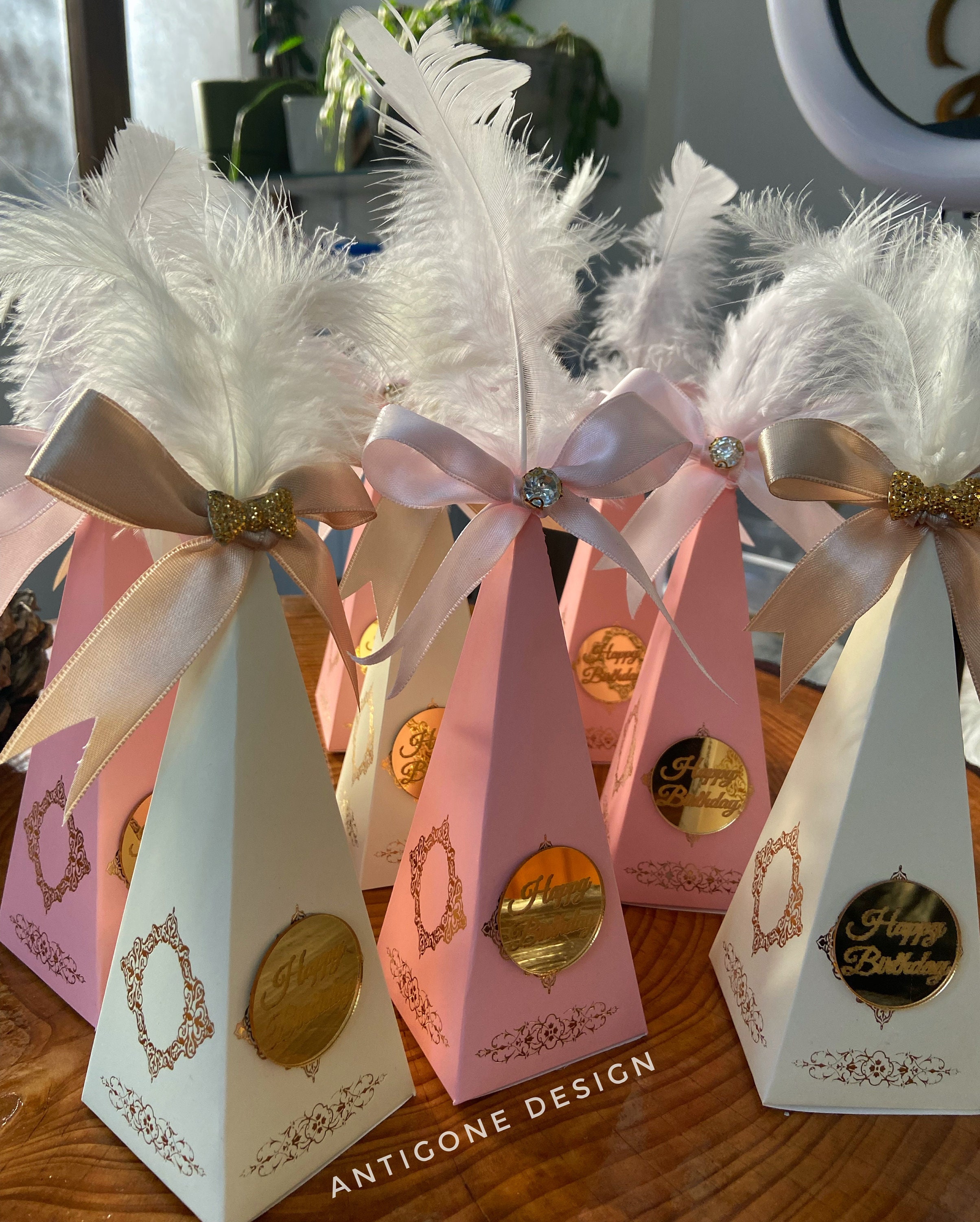 Custom Cone Box Personalized Candy Box Gift Party Paper Box | Etsy