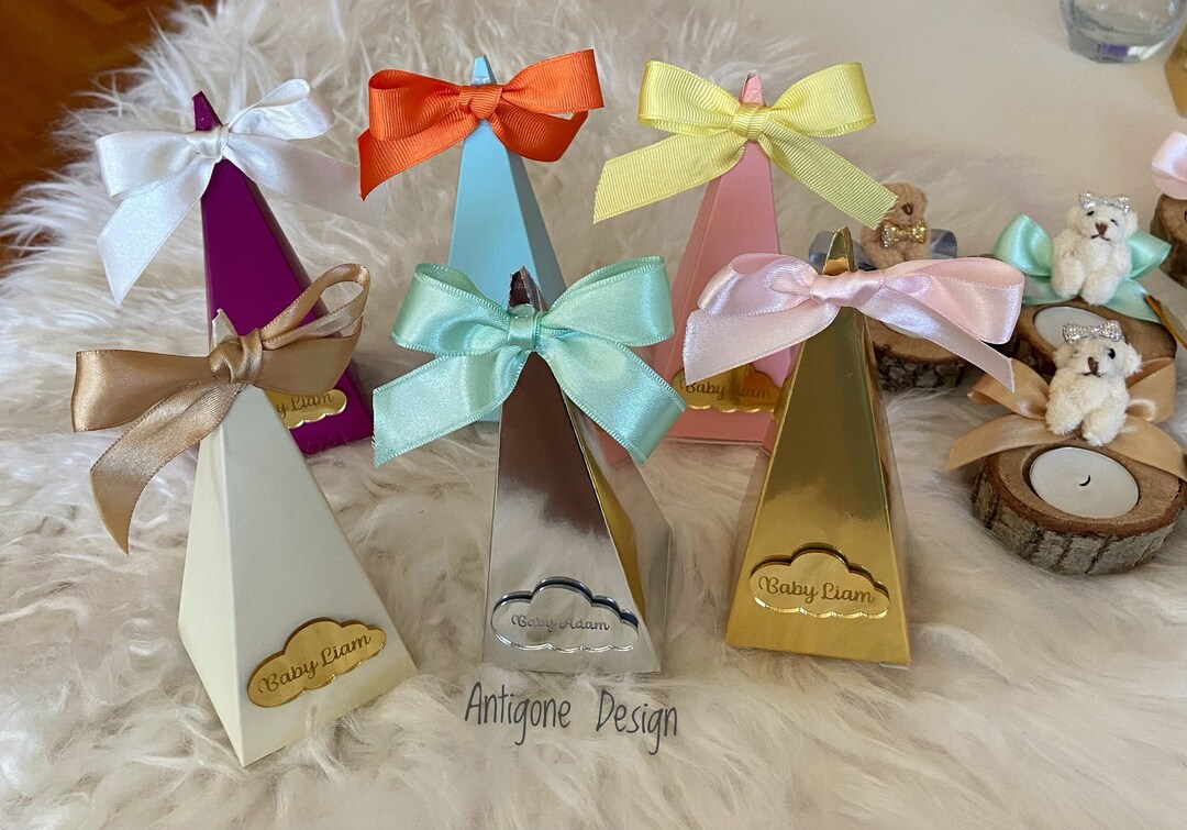 Custom Cone Box, Personalized Candy Box Gift, Party Paper Box, Candy ...