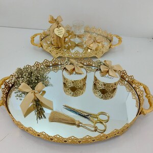 Personalized Engagement Tray Set, Wedding Favors, Bride to Be ...