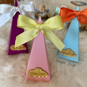 Custom Cone Box, Personalized Candy Box Gift, Party Paper Box, Candy ...