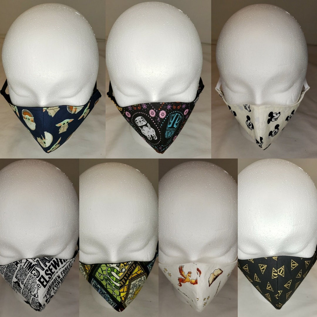 Face Coverings - Licensed Characters - Etsy