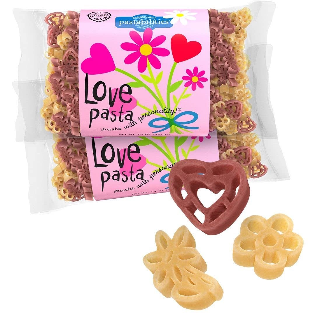 Pastabilities Love Pasta, Fun Shaped Noodles With Hearts and Flowers ...