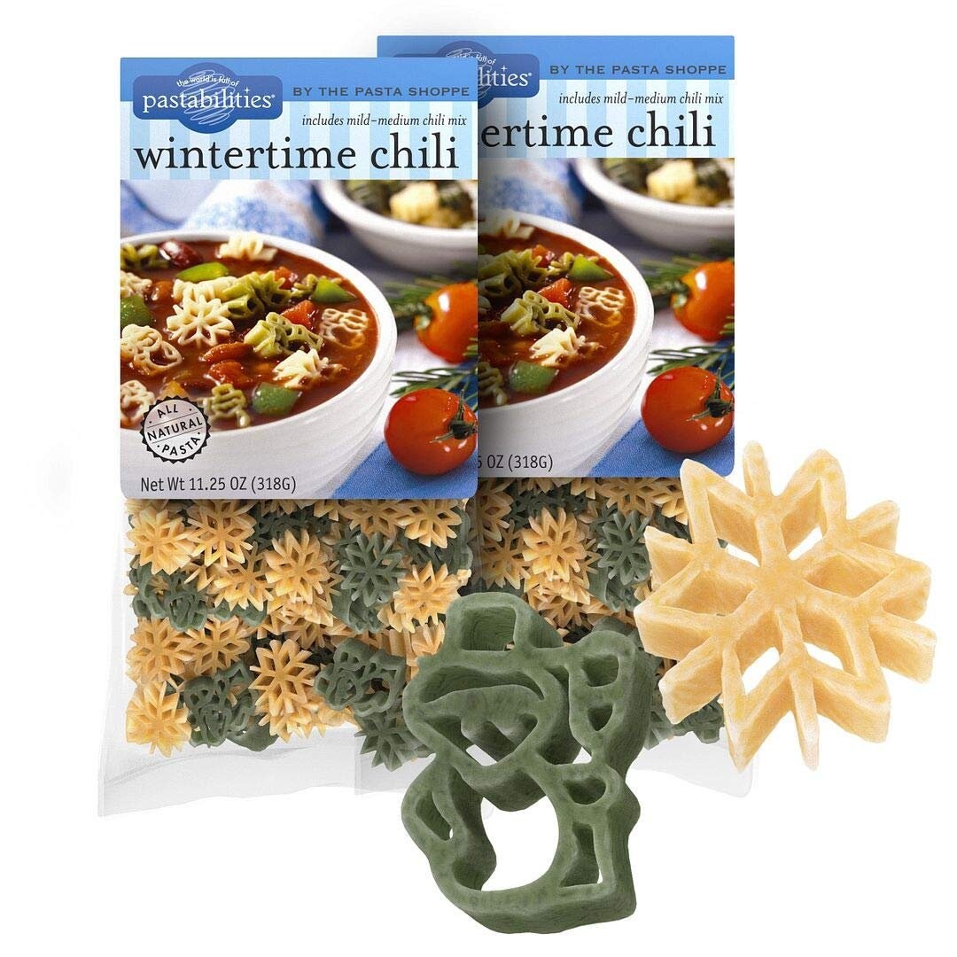 Pastabilities Wintertime Chili, Fun Shaped Snowman & Snowflake Noodles ...