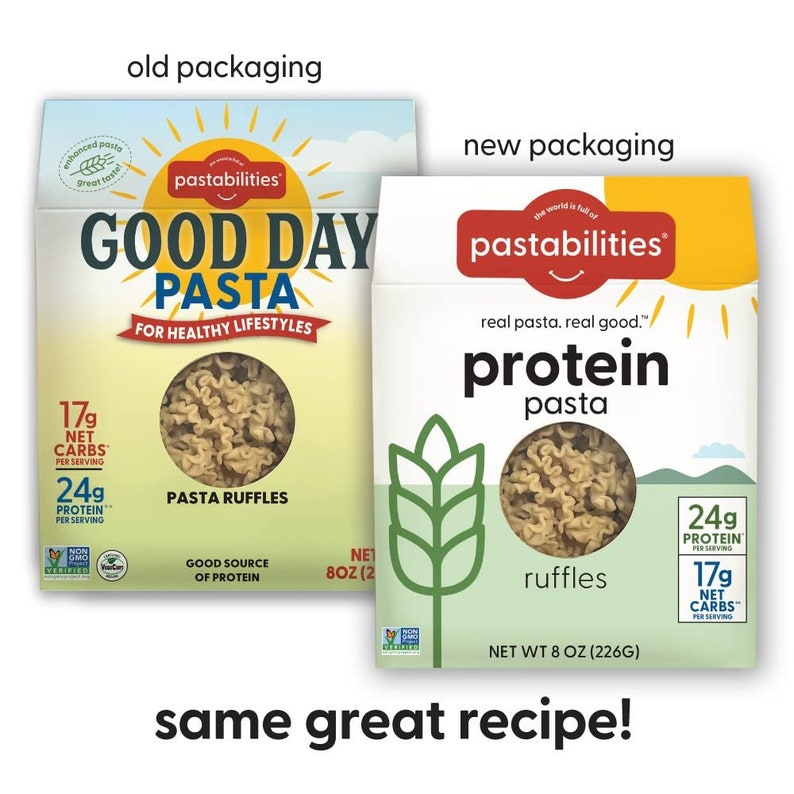 Pastabilities Protein Pasta (packaging May Vary) Low Carb and High ...
