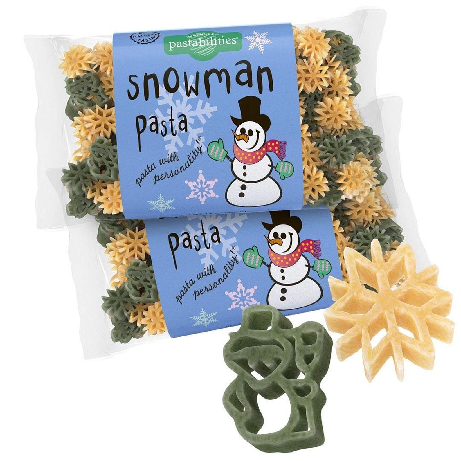 Pastabilities Snowman Shaped Pasta, Fun Shaped Noodles for Kids and ...