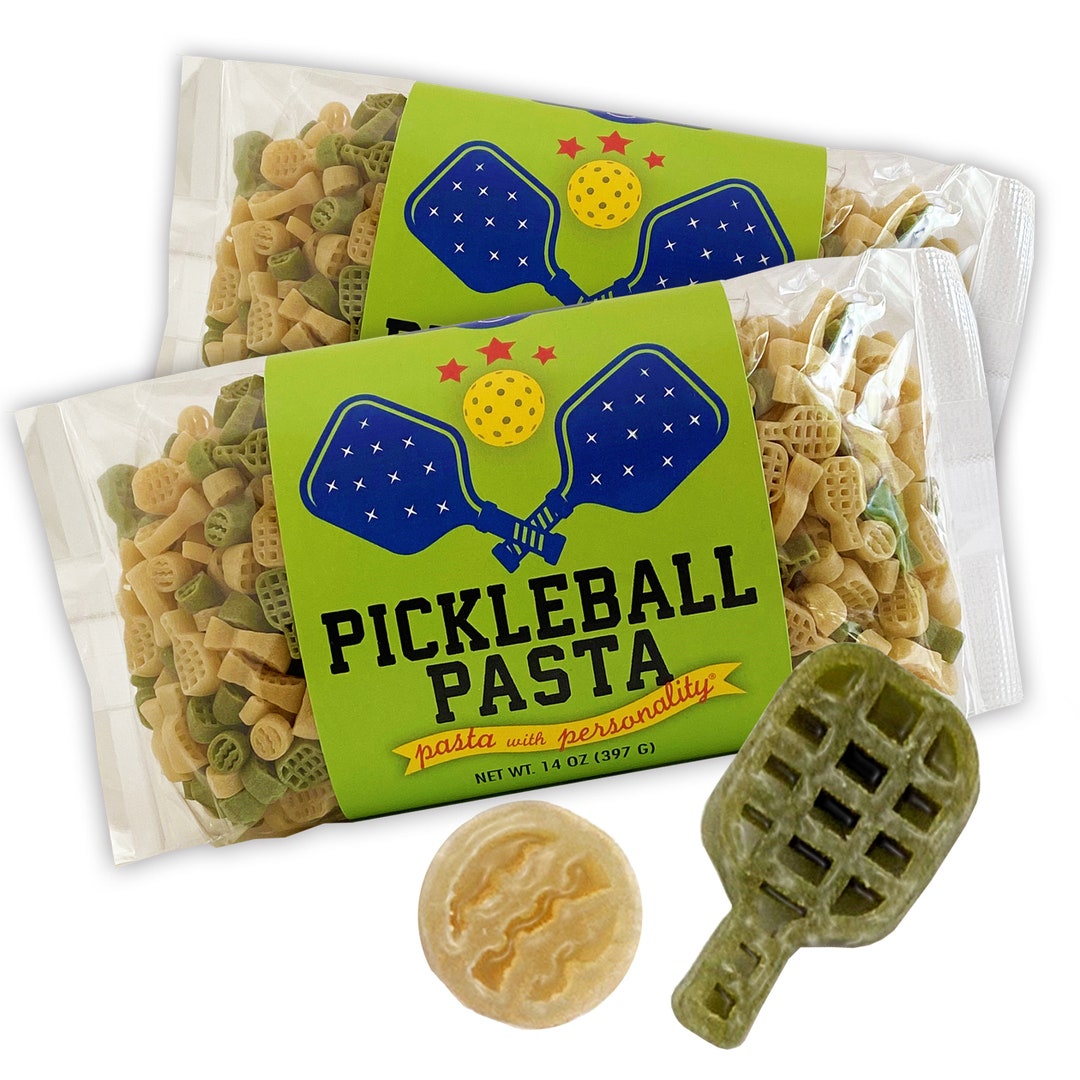 Pastabilities Pickleball Pasta, Fun Shaped Paddles & Balls, (14 Oz ...