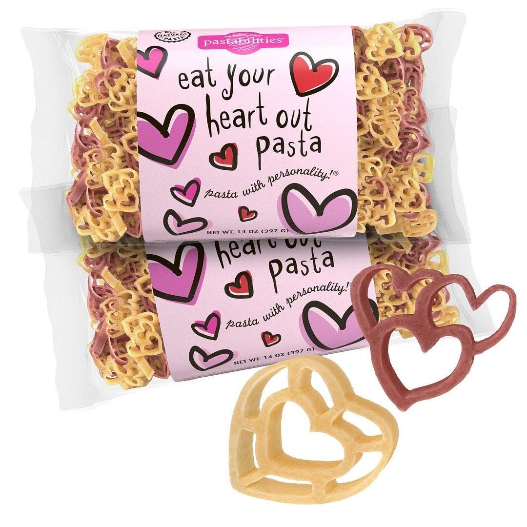 Pastabilities Heart Shaped Pasta, Fun Shaped Noodles for Kids and ...
