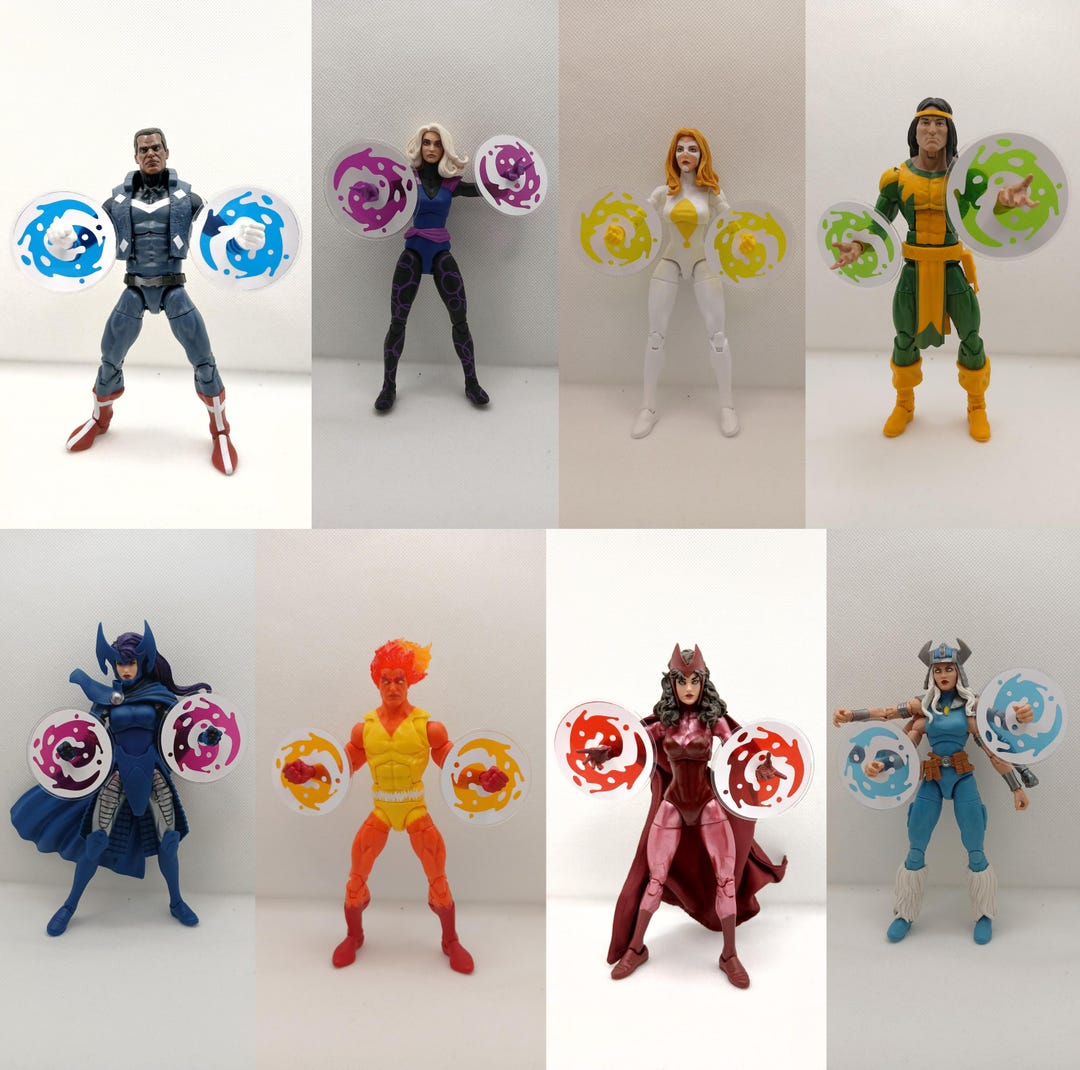 Action Figure Energy Disc Power Effects 1/12 Scale - White & Various ...