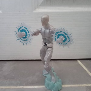 Action Figure Ice Energy Power Effects 1/12 Scale White & Blue Bursts ...