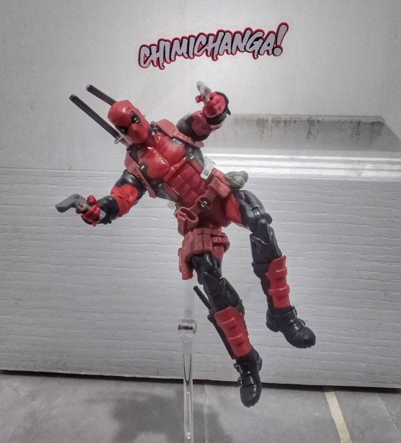 Action Figure Chimichanga Text Effect 1/12 Scale - (7cm Wide X 1.5cm ...