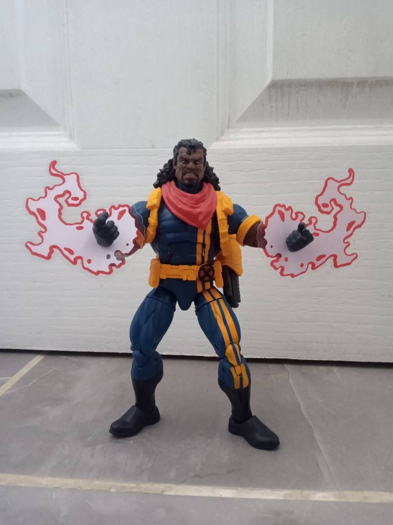 Action Figure Blast Energy Power Effects 1/12 Scale White - Etsy