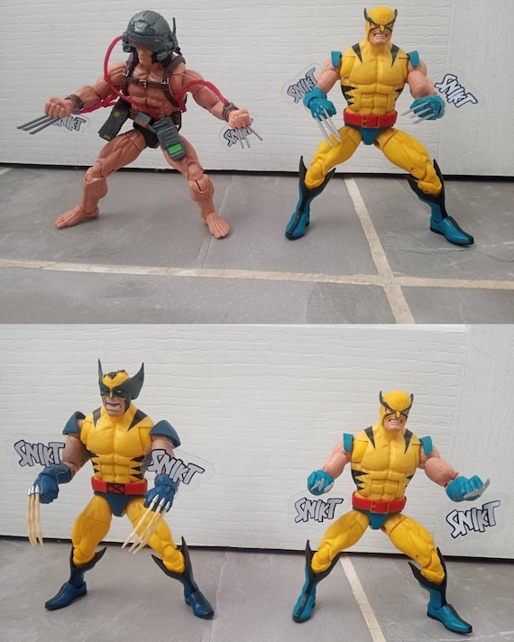 Action Figure Claw-popping Word Effects 1/12 Scale White on - Etsy