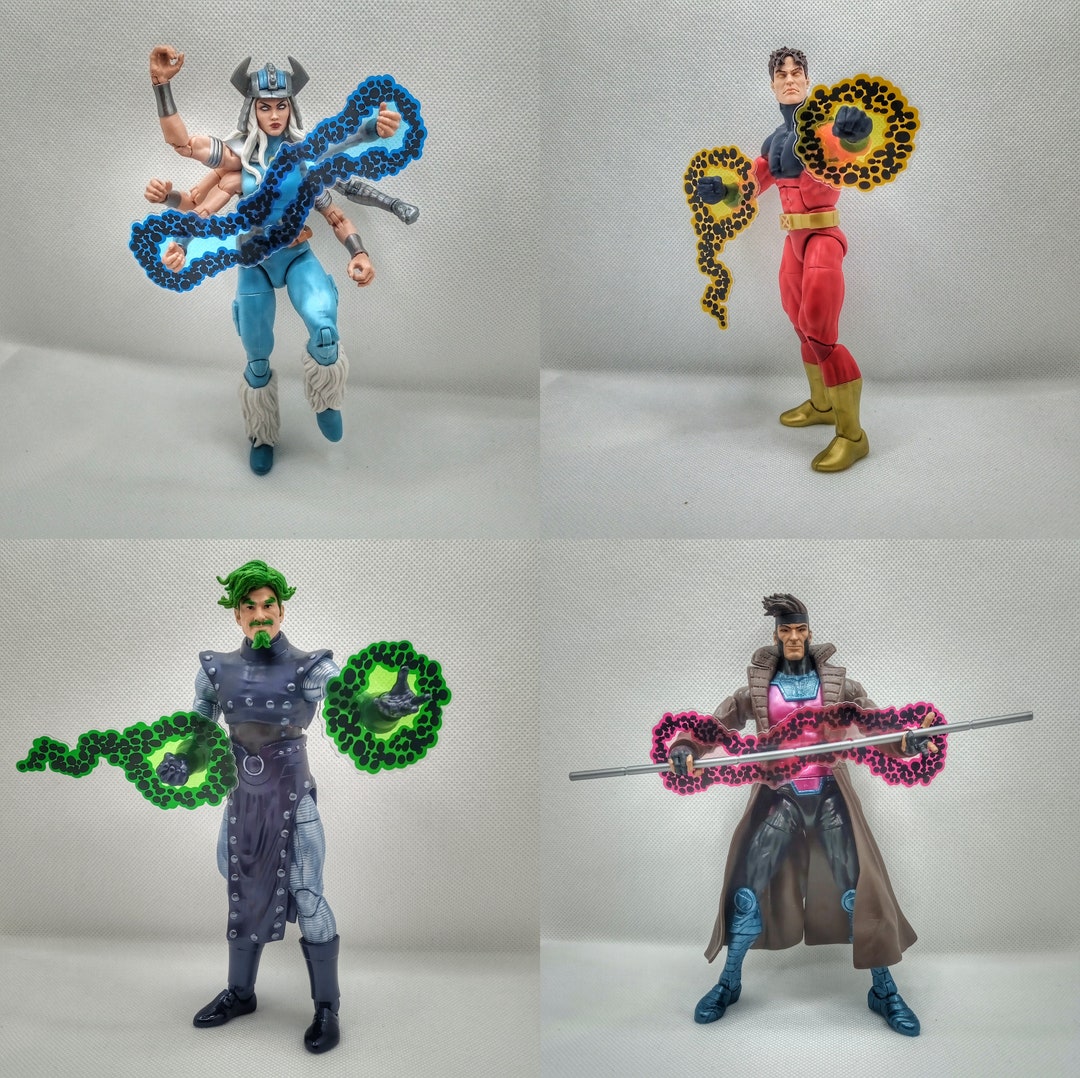 Action Figure Crackle Power Effects 1/12 Scale - Black and Translucent ...