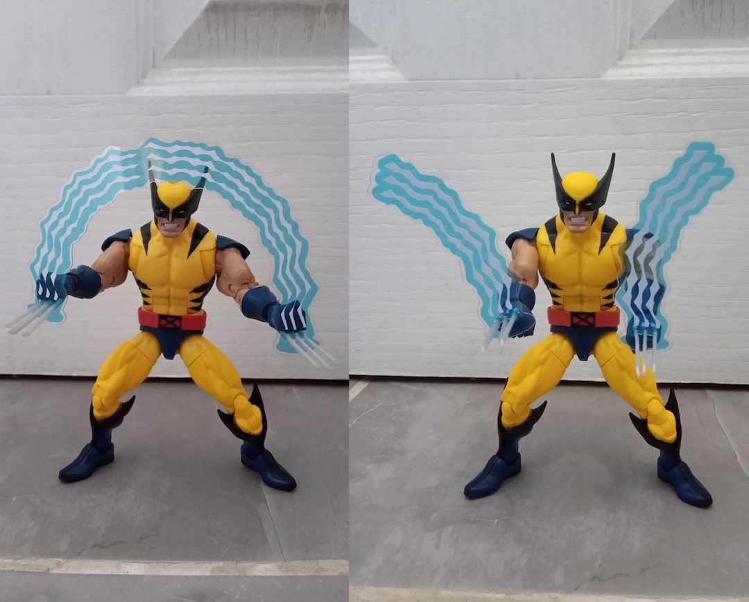 Action Figure Claw Swiping Power Effects 1/12 Scale - White and ...