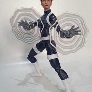 Action Figure Seismic Wave Energy Power Effects 1/12 Scale - White ...