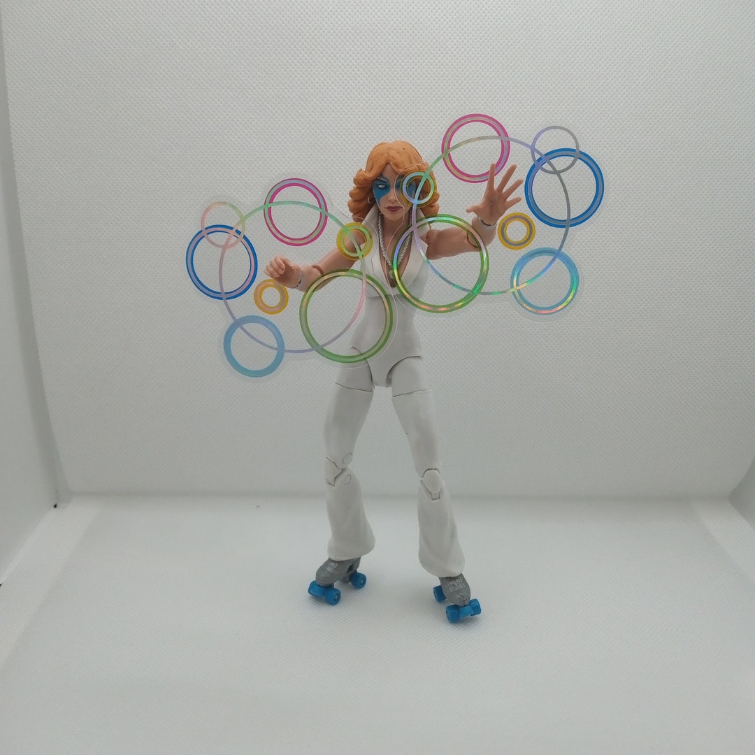 Action Figure Disco Light Power Effects 1/12 Scale - Holographic Silver ...