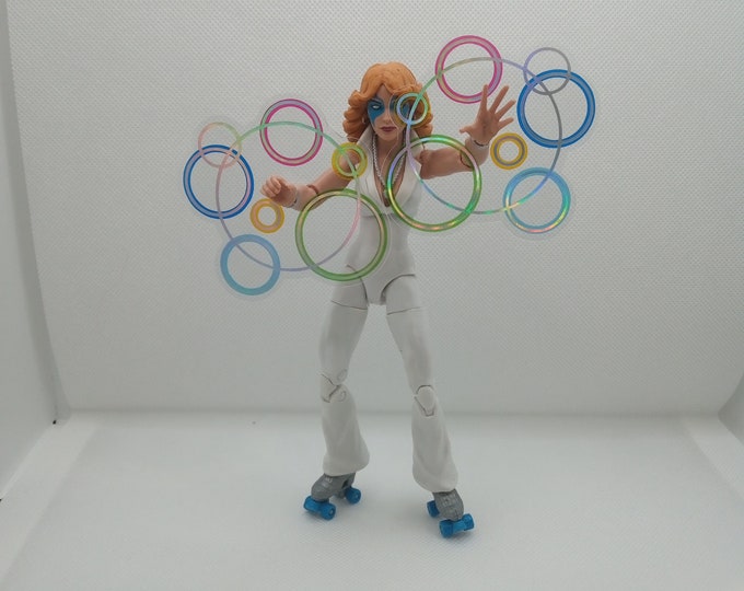 Action Figure Disco Light Power Effects 1/12 Scale - Holographic Silver ...