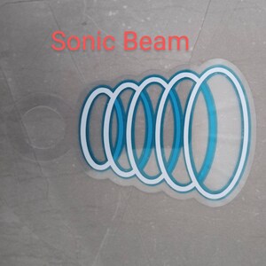 Action Figure Sonic Scream Power Effects 1/12 Scale - White and ...