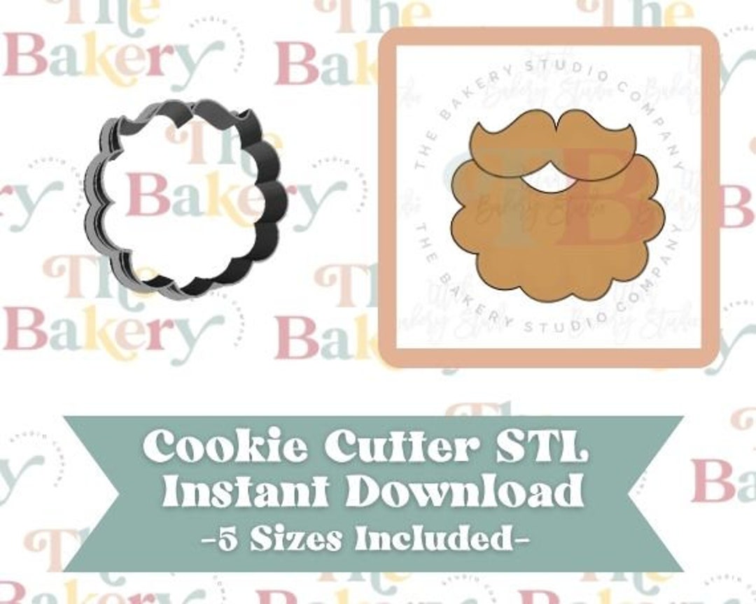 Cute Mustache and Beard Leprechaun Beard Cookie Cutter | Cute Mustache ...