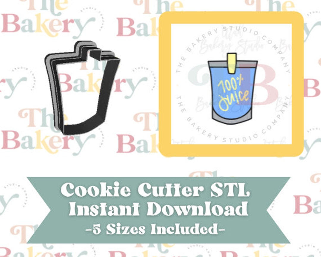 Capri Sun Juice Pouch Cookie Cutter | Capri Sun Juice Pouch Cookie ...