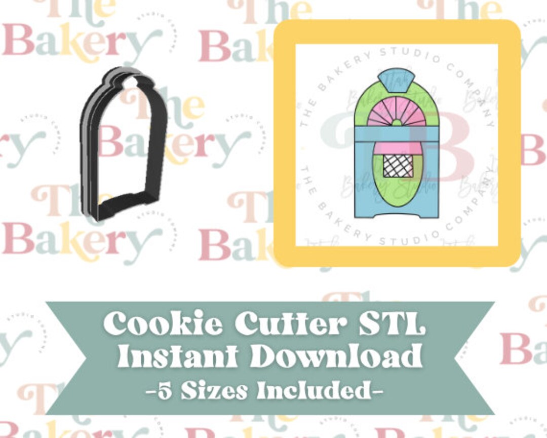 Juke Box Cookie Cutter Juke Box Cookie Cutter STL Instant Download - Etsy