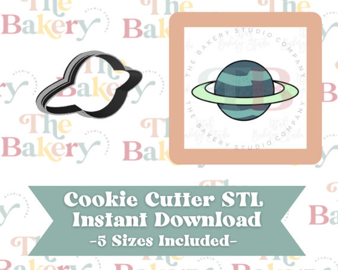 Planet Saturn Cookie Cutter | Planet Saturn Cookie Cutter STL | Instant ...