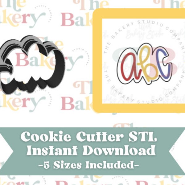 Abc Cookie Cutter - Etsy