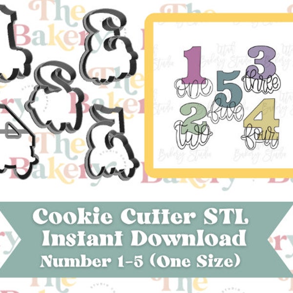 Number Cookie Cutter - Etsy