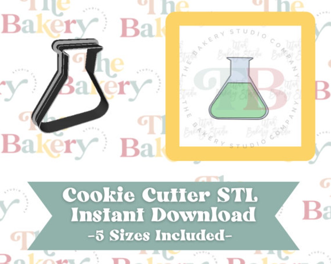 Triangular Chemistry Beaker Cookie Cutter | Triangular Chemistry Beaker ...