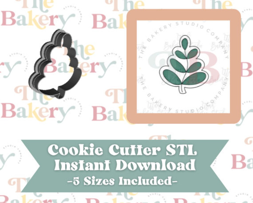 Tree Branch With Leaf Cookie Cutter Tree Branch With Leaf Cookie Cutter ...