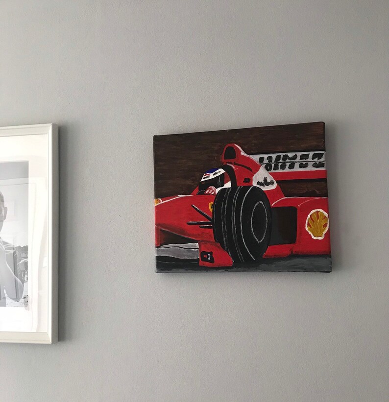 Michael Schumacher #ferrari Formula One #F1 Painting. Painted in # ...