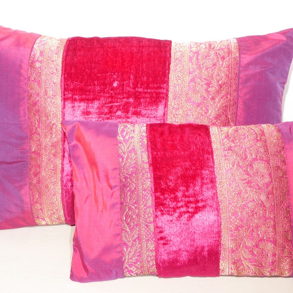Magenta Cushion - Etsy UK