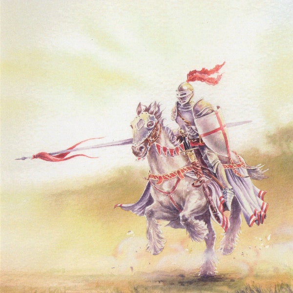 Knight Birthday Card - Etsy