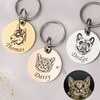 Cat Tag - Silent Cat Tag - Silde on Cat Collar Tag - Cat Id Tag - Cat ...
