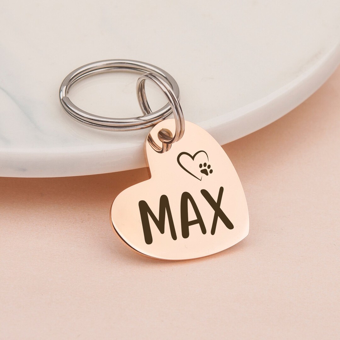 Dog Tag - Pet ID Tag - Dog Tags for Dogs Personalized - Engraved Dog ...