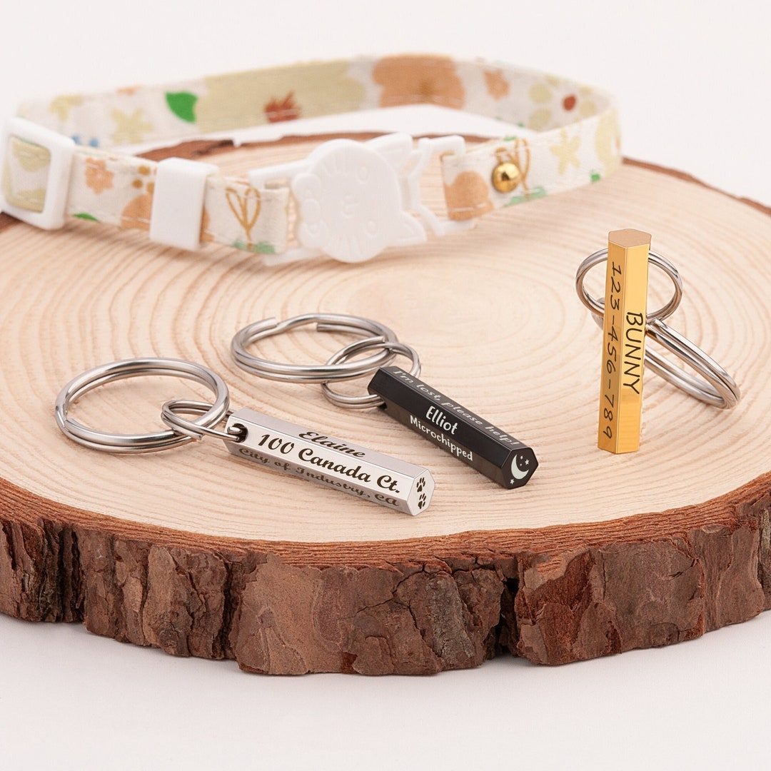 Dog Tag - Microchip Dog Tag - Dog Tags for Dogs Personalized- Bar Dog ...