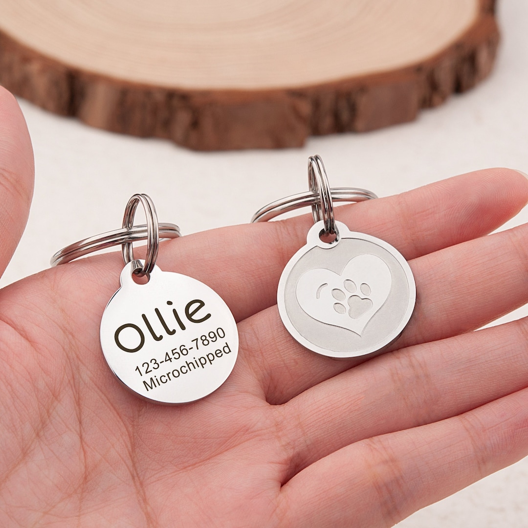 Dog Tag - Custom Dog ID Tags - Dog Tags for Dogs Personalized -pet ID ...