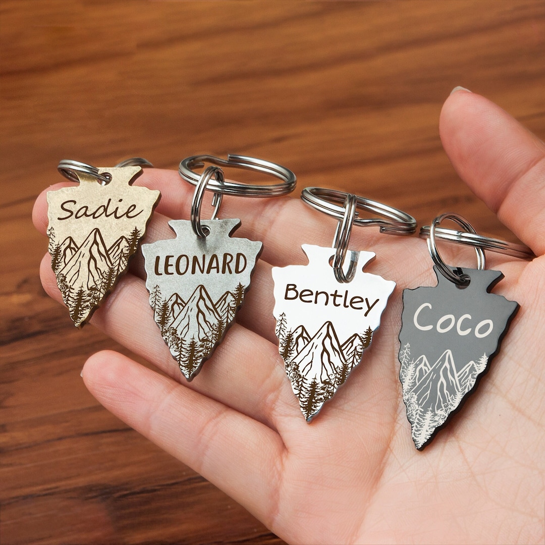 Dog Tag - Dog Gifts - Arrowhead Dog Tag - Custom Pet Tag - Dog ID Tag ...