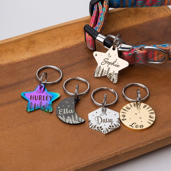 Pet Tag Pet Name Tag Pet ID Tag Pet Collar Tag Pet - Etsy