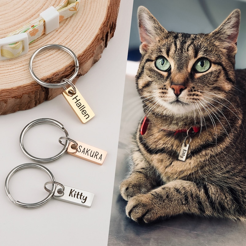 Cat Id Tags Mini - Etsy