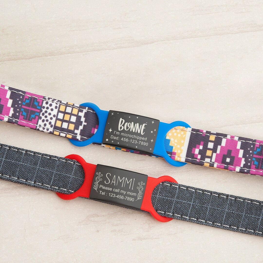 Dog Tag - Silent Dog Tag - Dog Tags for Dogs Personalized - Dog ID Tag ...