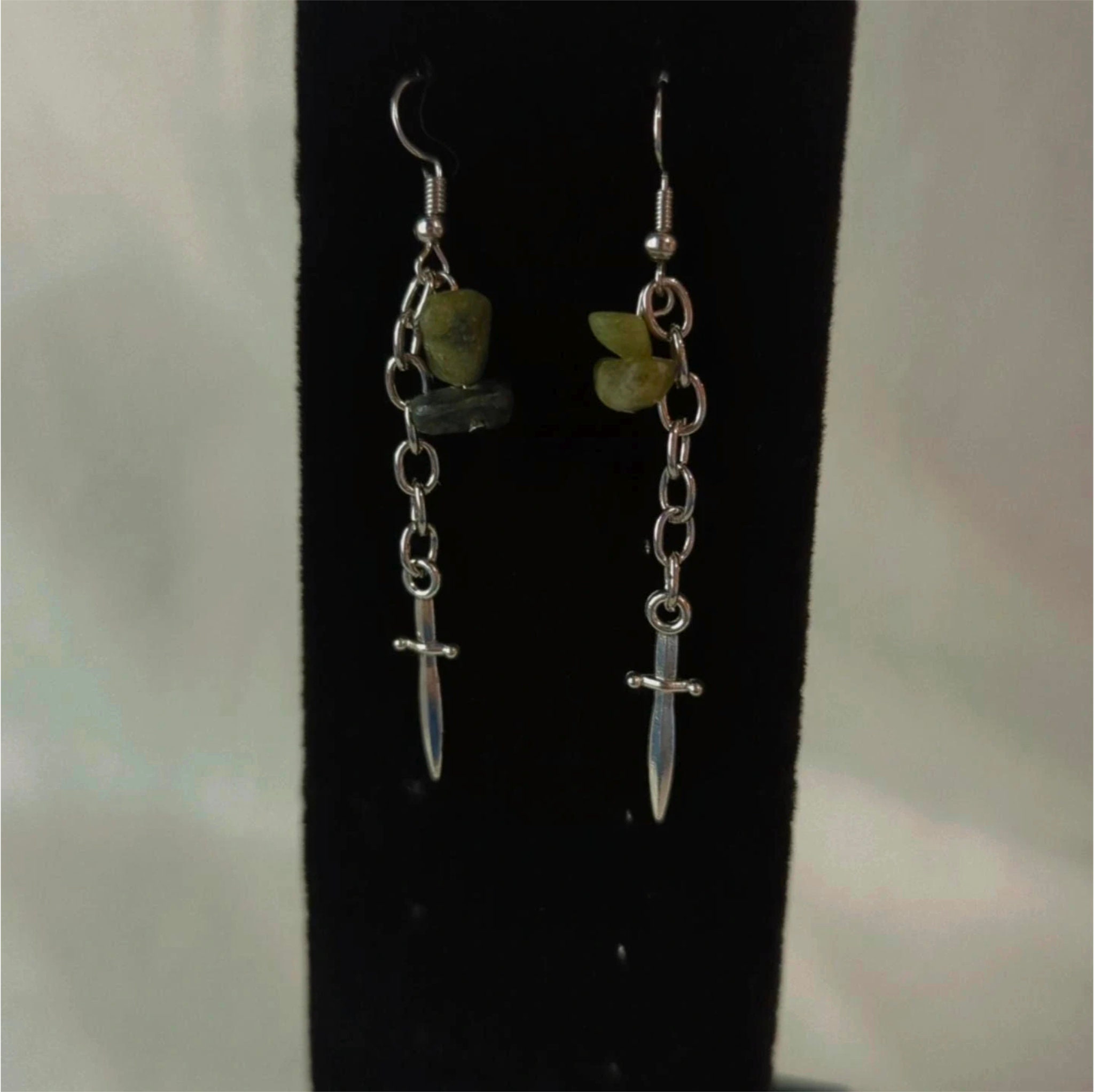 Peter Pan Collection Peter Pan Chain Dagger Earrings Fairytale Jewelry ...