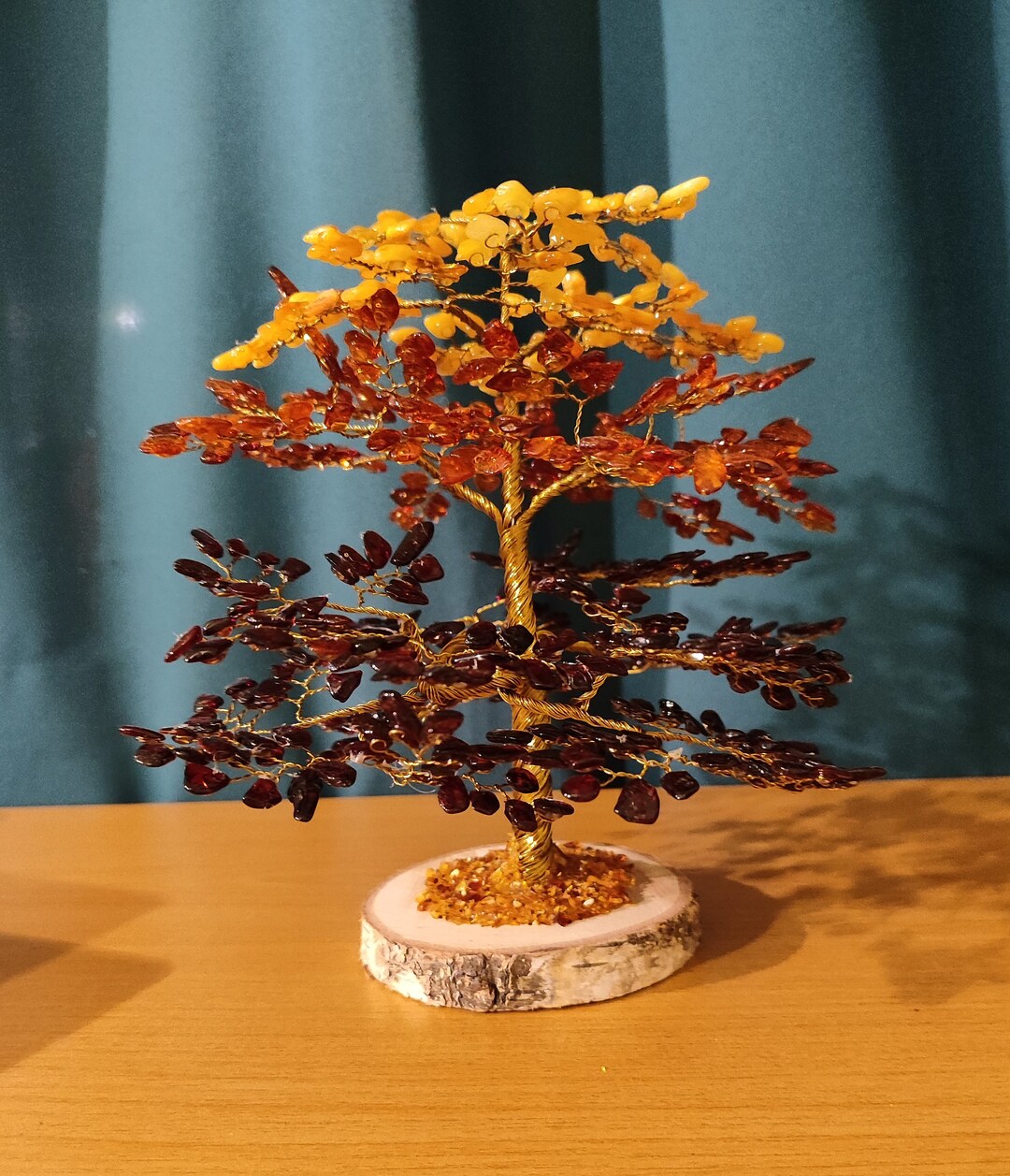 Lucky Tree Made of Natural Baltic Amber 630 Beads. - Etsy
