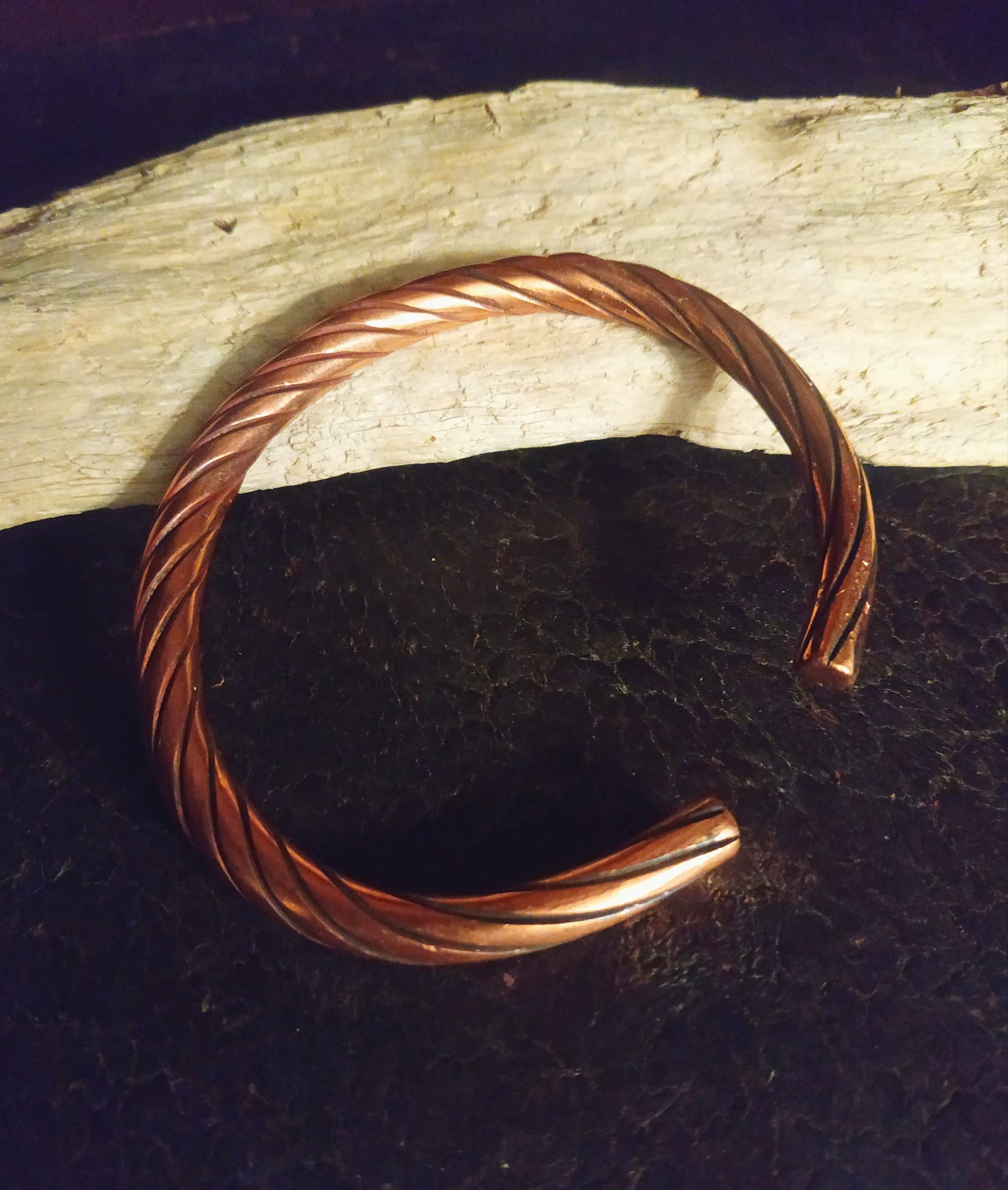 Solid Copper Cuff Bracelet. - Etsy